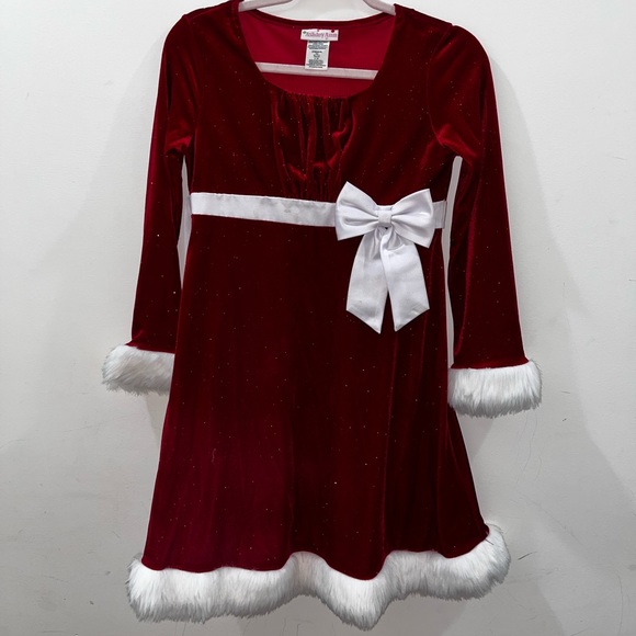 Ashley Ann | Dresses | Glittery Red Santa Dress | Poshmark